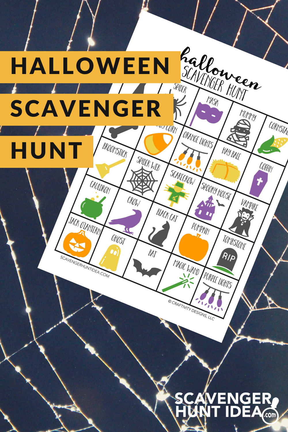 Halloween Scavenger Hunt for All Ages - Scavenger Hunt Ideas