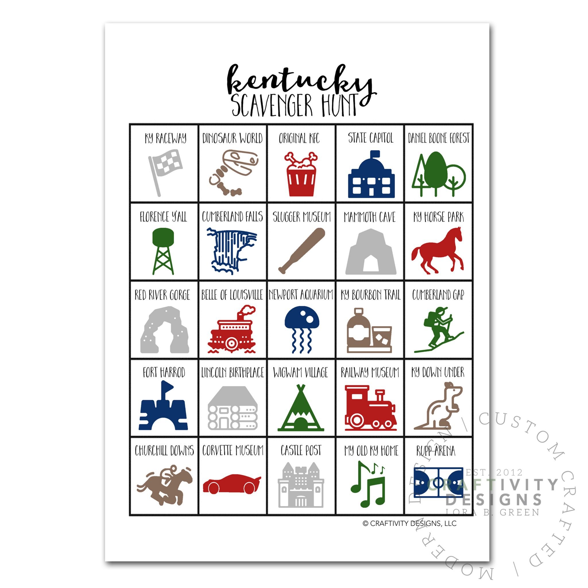 State and City Scavenger Hunts - Scavenger Hunt Ideas