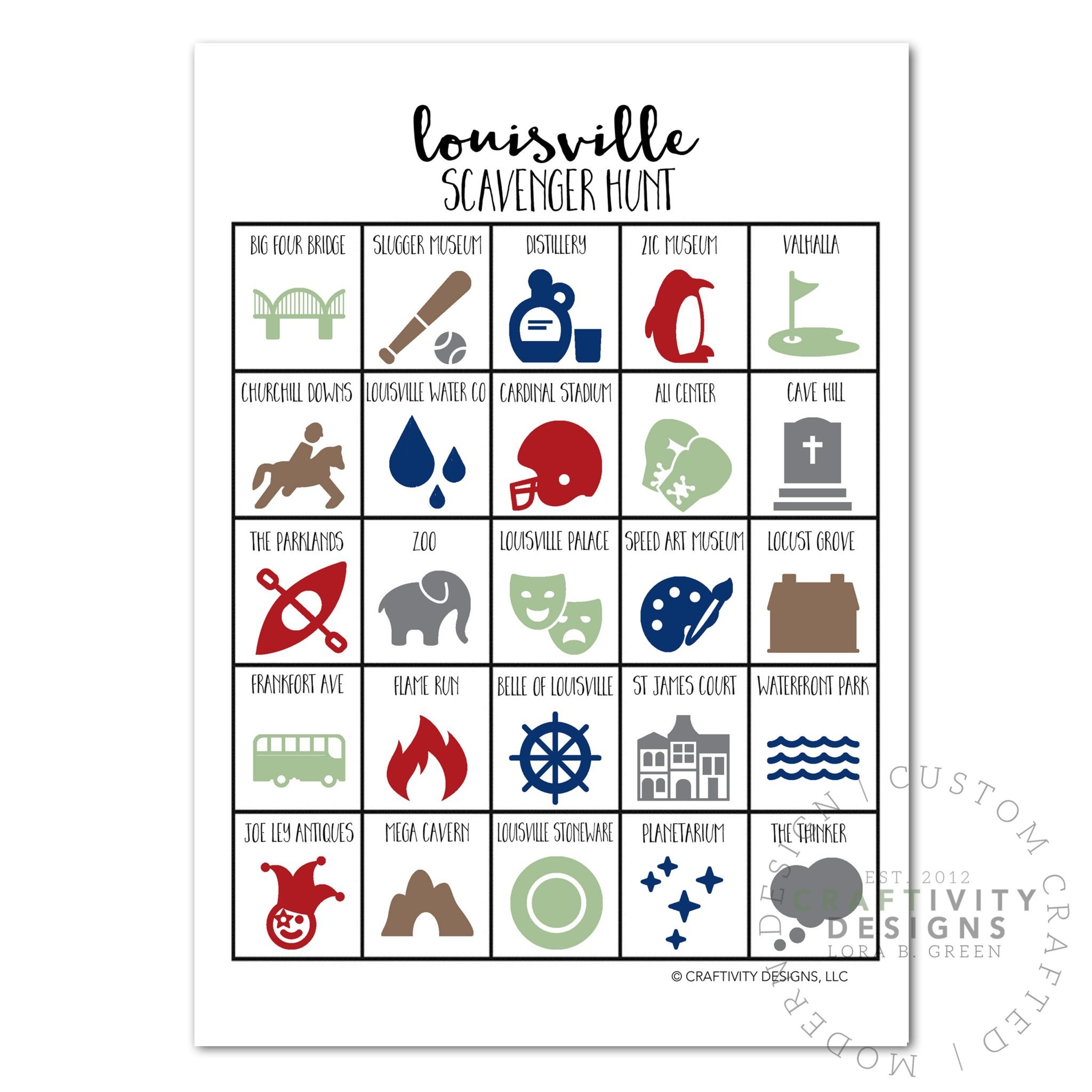 State and City Scavenger Hunts - Scavenger Hunt Ideas