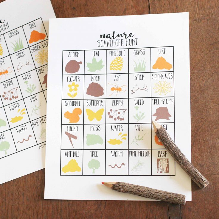 8+ Nature Scavenger Hunt Ideas to Get Your Kids Outside! - Scavenger ...