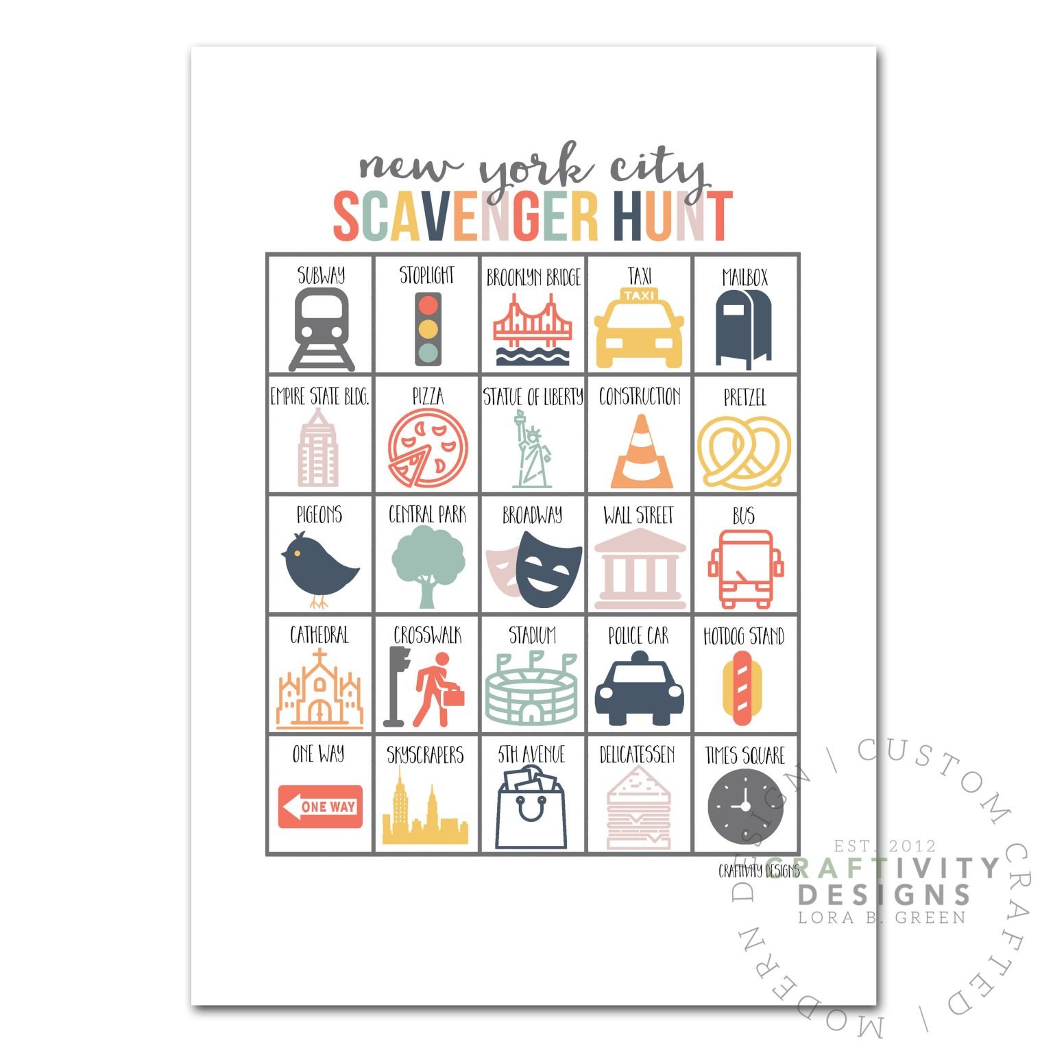 State and City Scavenger Hunts - Scavenger Hunt Ideas