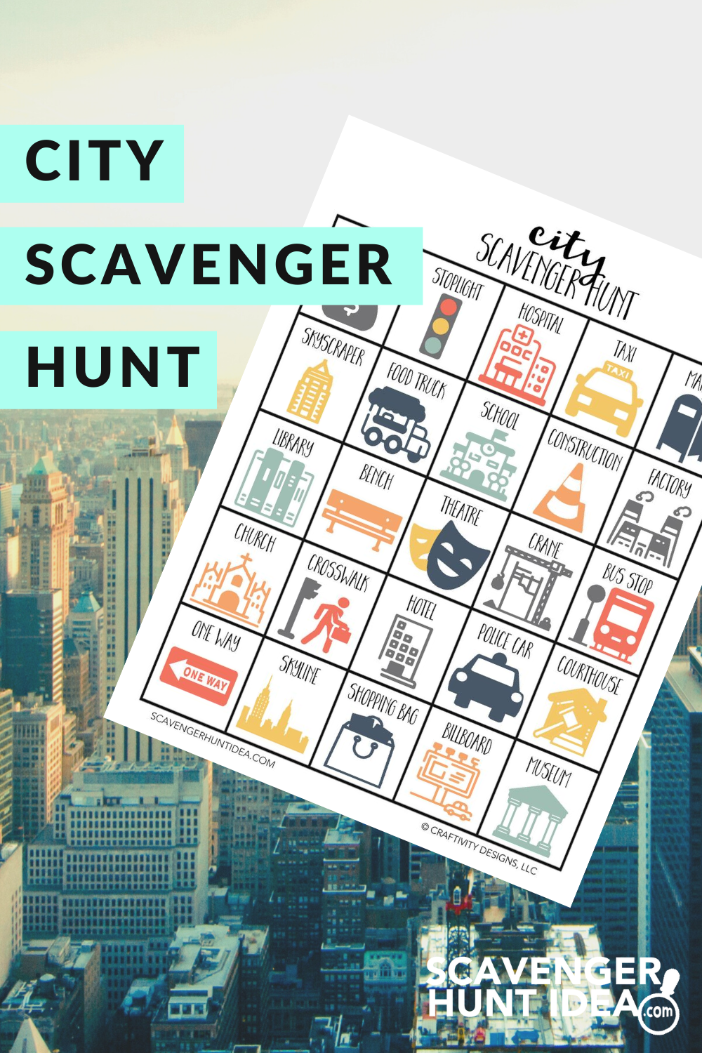 Big City Scavenger Hunt for Kids (New York, Chicago, and more ...