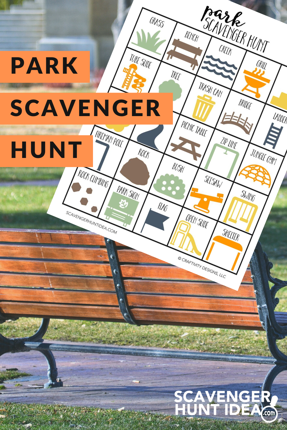 Park Scavenger Hunt Activity (for Local, State, and National Parks ...
