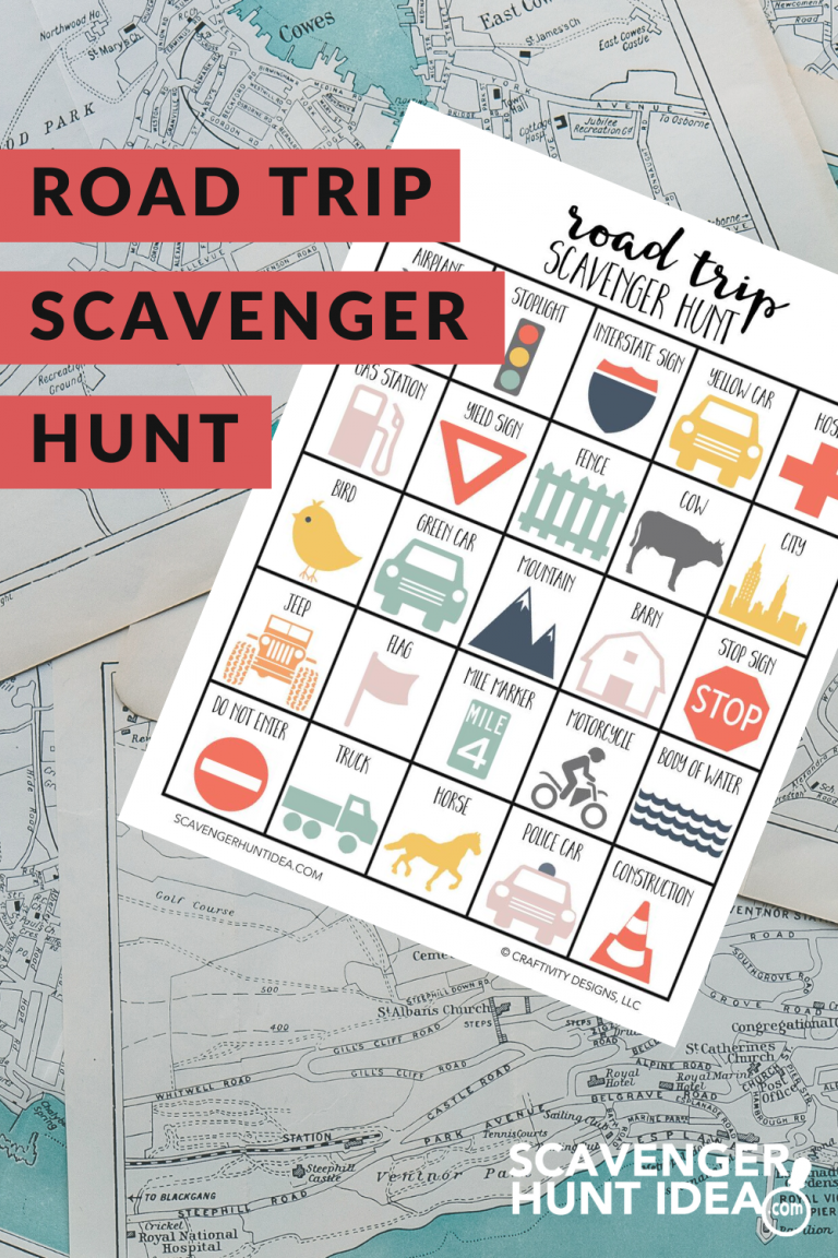 Road Trip Scavenger Hunt for Families (Screen-Free Car Game ...