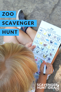 Zoo Scavenger Hunt for Kids (great for Field Trips, Homeschool, & Zoo ...