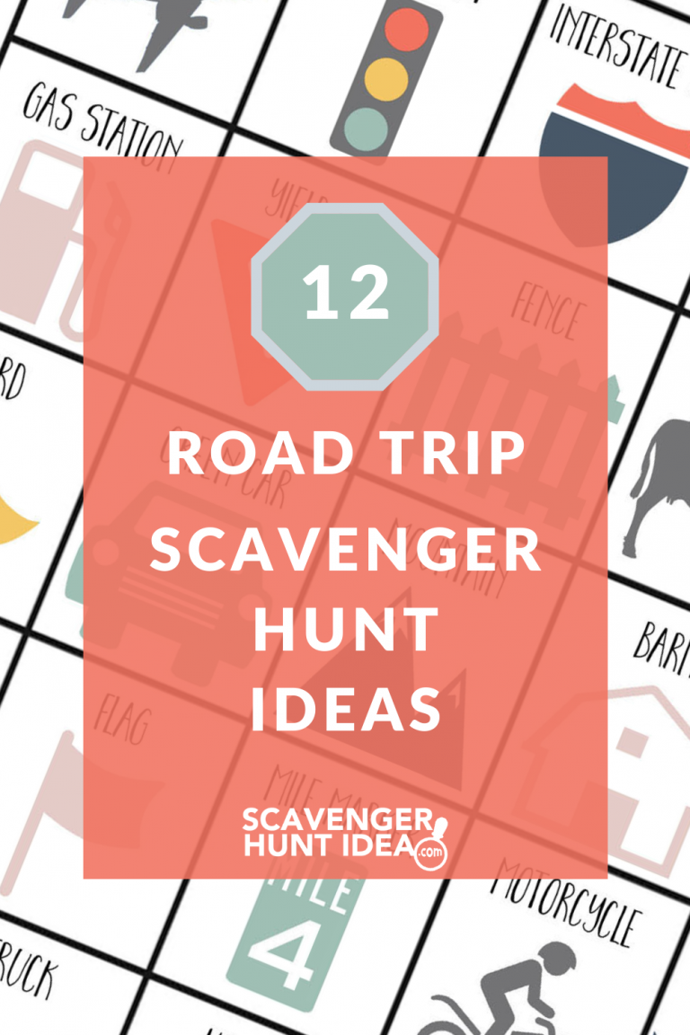 12 Road Trip Scavenger Hunt Ideas for your Vacation! - Scavenger Hunt Ideas