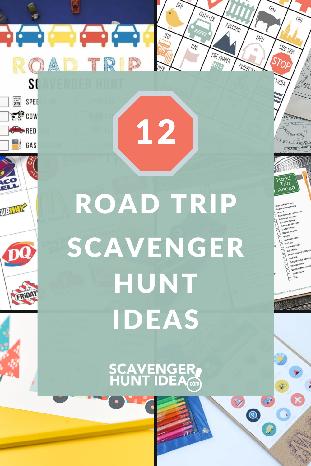 12 Road Trip Scavenger Hunt Ideas for your Vacation! - Scavenger Hunt Ideas