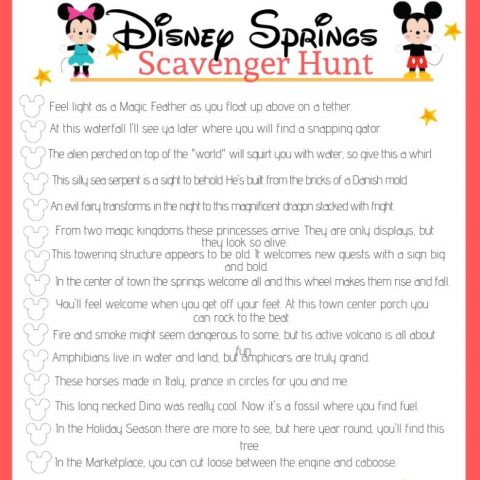 12+ Disney Scavenger Hunt Ideas (Walt Disney World & Disneyland ...