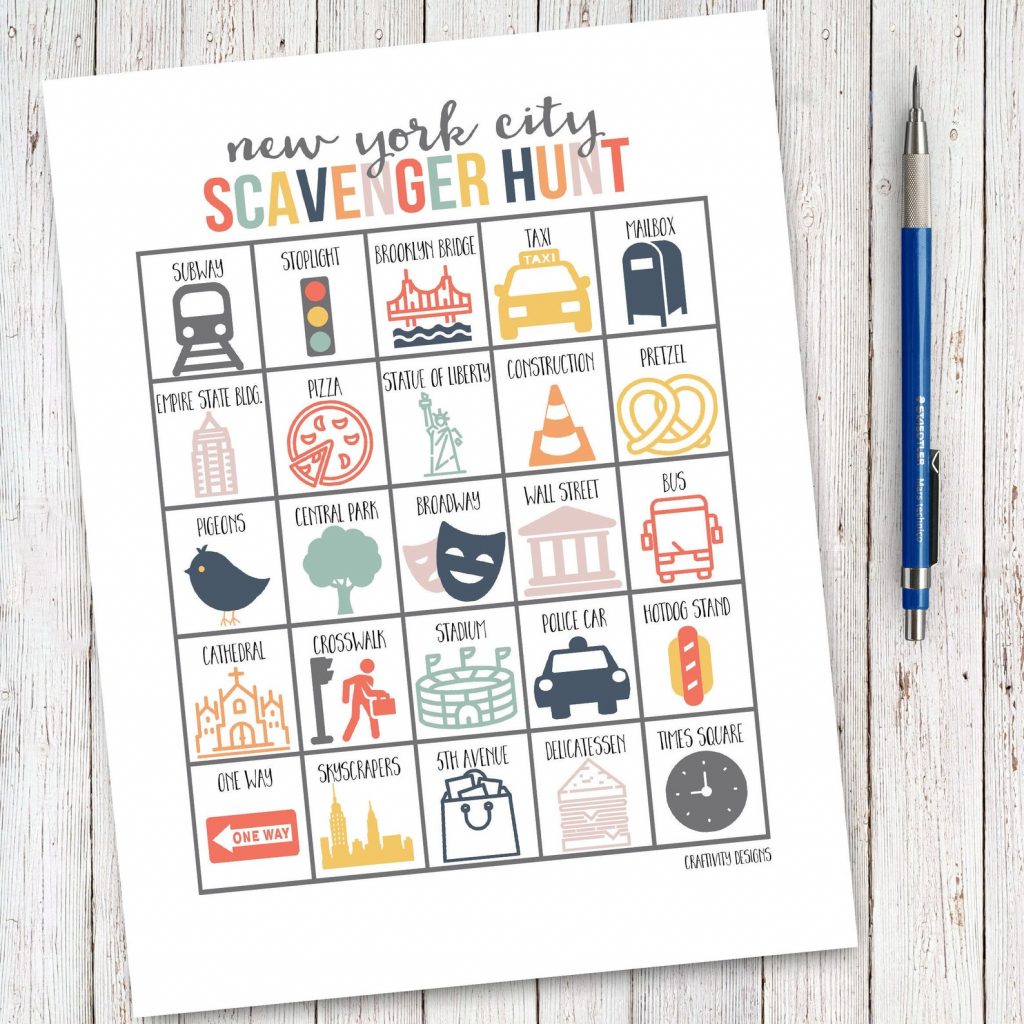 7 New York City Scavenger Hunts - Scavenger Hunt Ideas