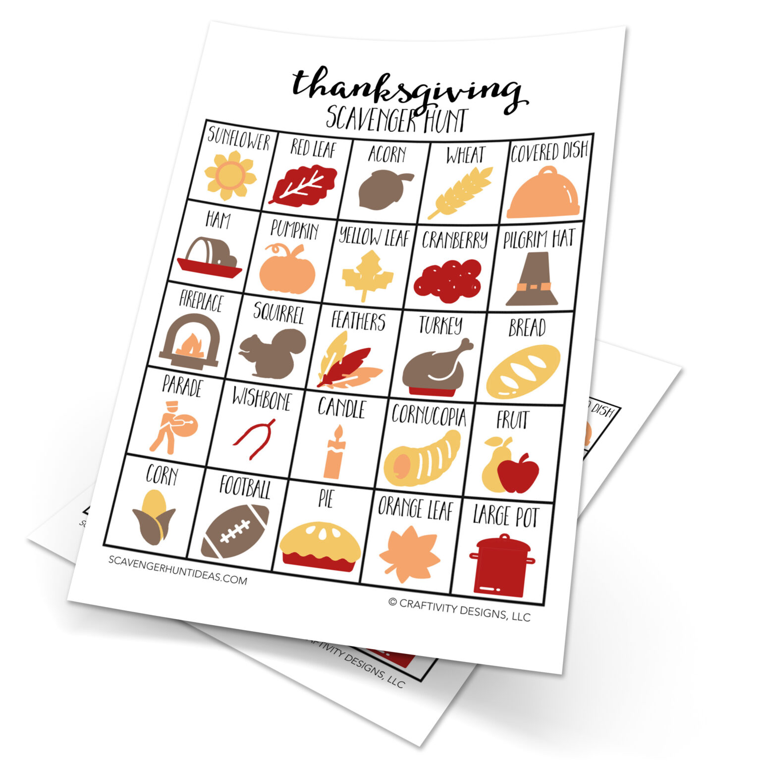 Fun Thanksgiving Scavenger Hunt (perfect for watching the parades ...